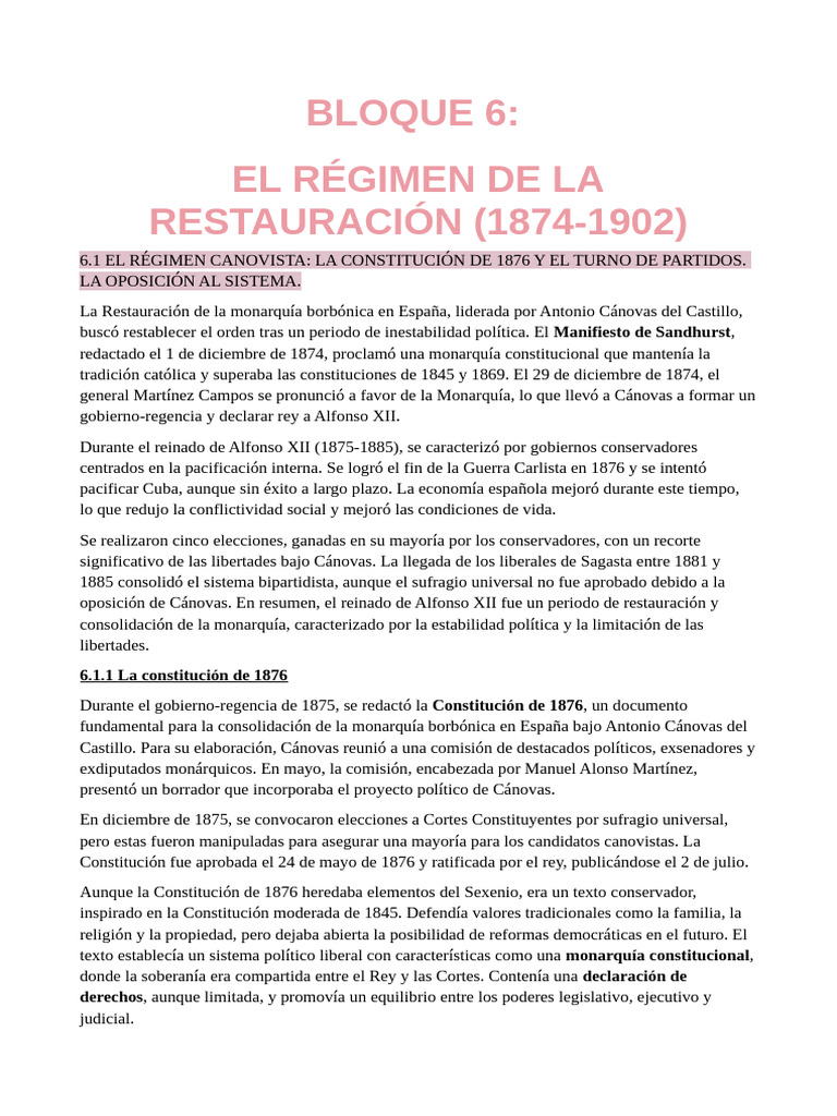 bloque 6 | PDF | Cuba | Constitución
