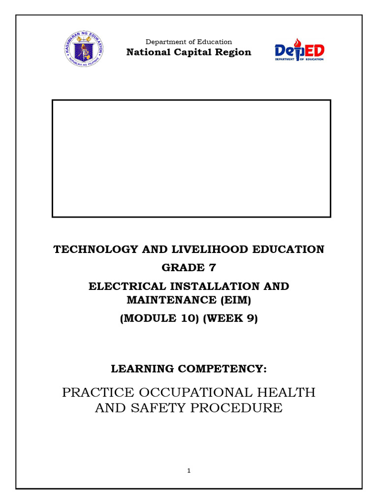 Module For Electrical g7 Module 10 Week 9 PDF | PDF | Risk | Risk ...