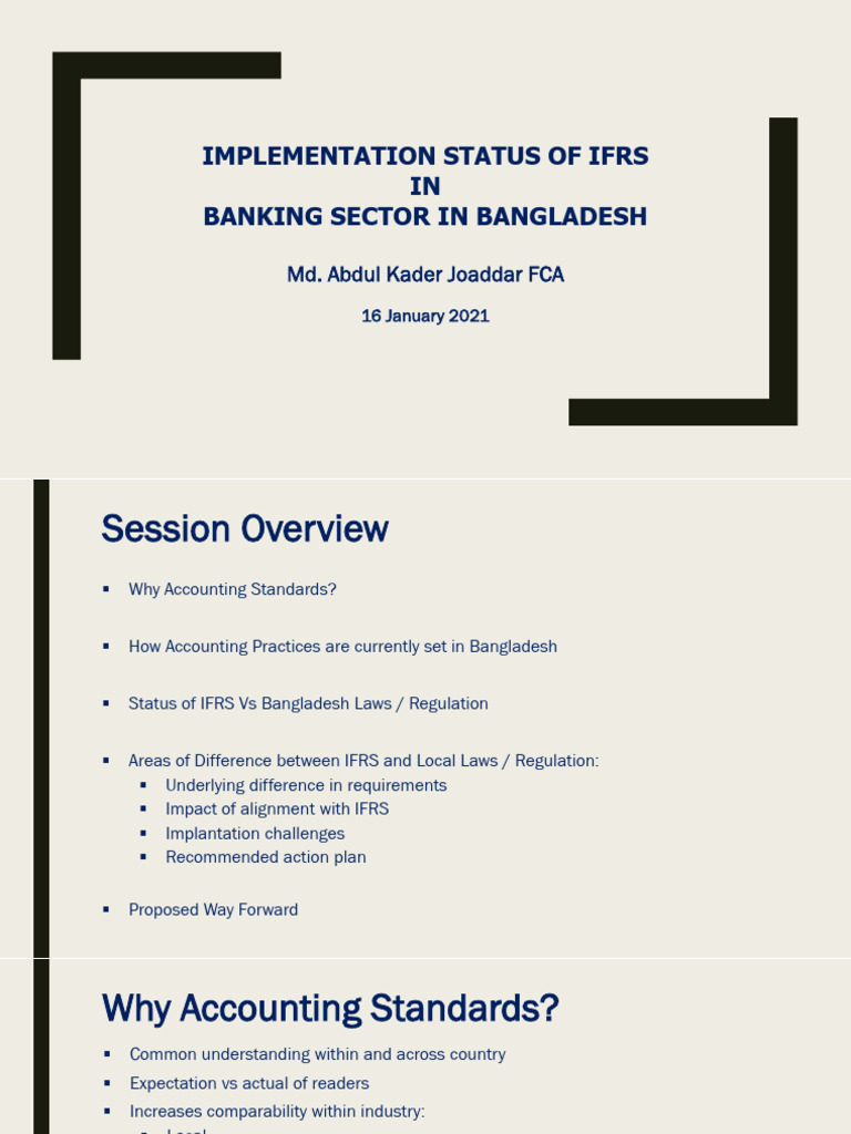 IFRS Implementation in Bangladesh Banking | PDF | Income Statement ...