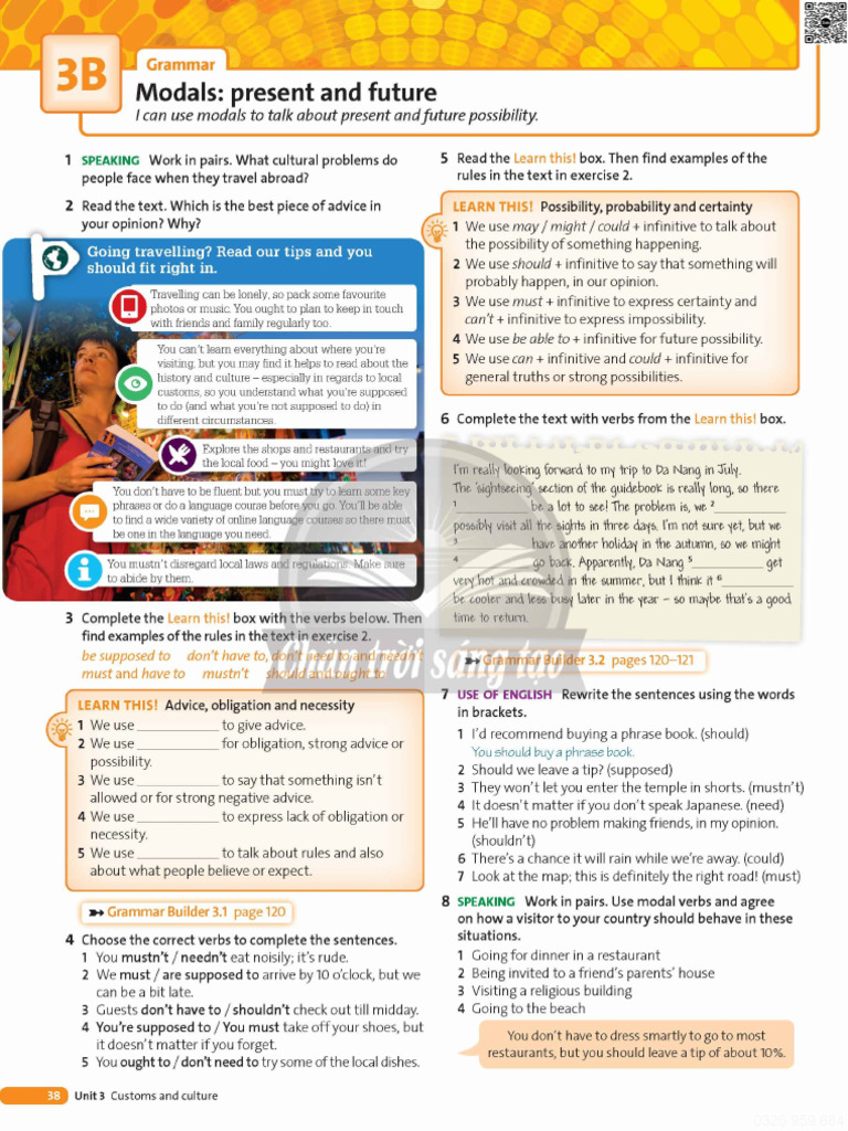 Present and Future: Modals | PDF | Linguistics | Semantic Units