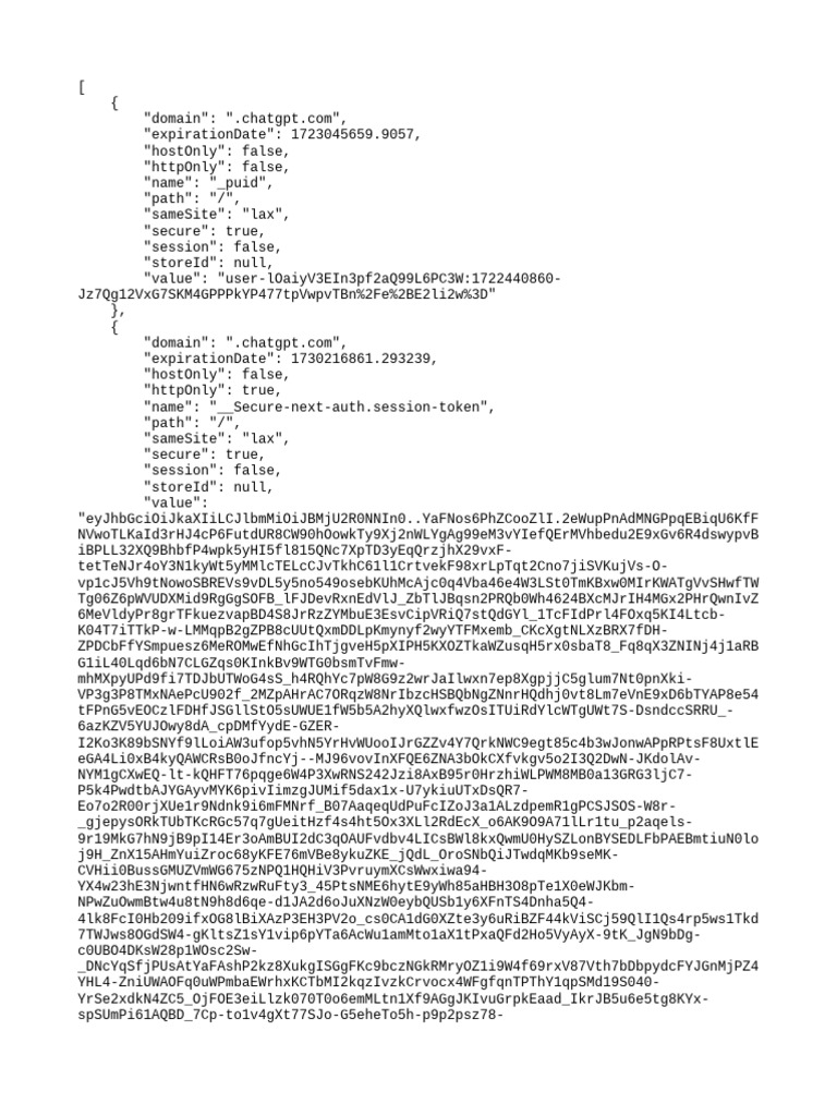 Chatgpt Cookies by MasterStrm July 31 | PDF | Http Cookie | Ignorance