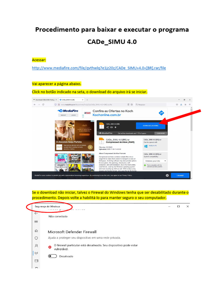 Cad Simu Procedimento | PDF | Negócios