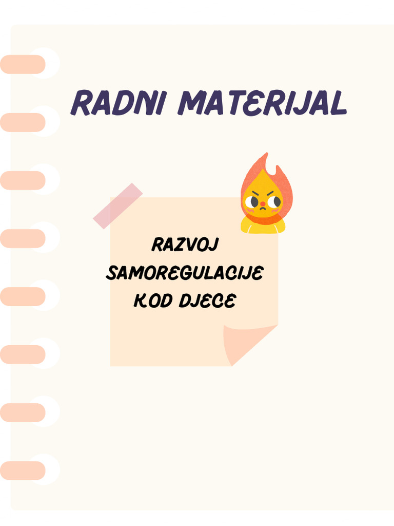 Radni Materijal Samoregulacija | PDF