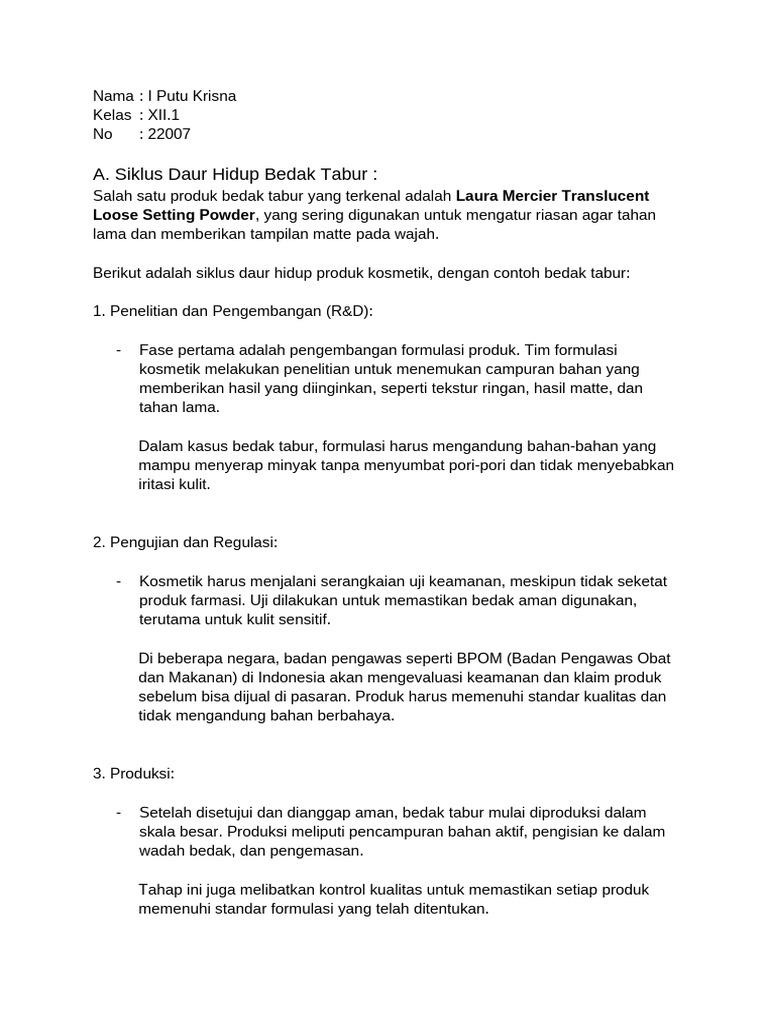 Tugas PPK Siklus Daur Hidup Dan STP Produk | PDF | Karier & Perkembangan | Bisnis