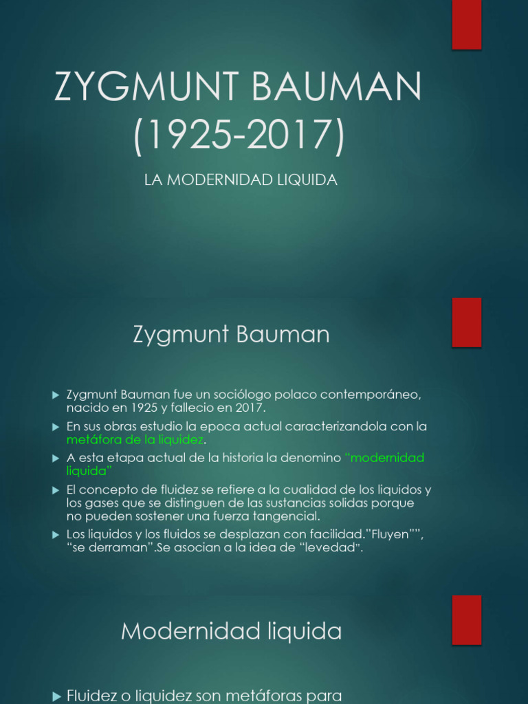 Zygmunt Bauman | PDF | Modernidad | Capitalismo