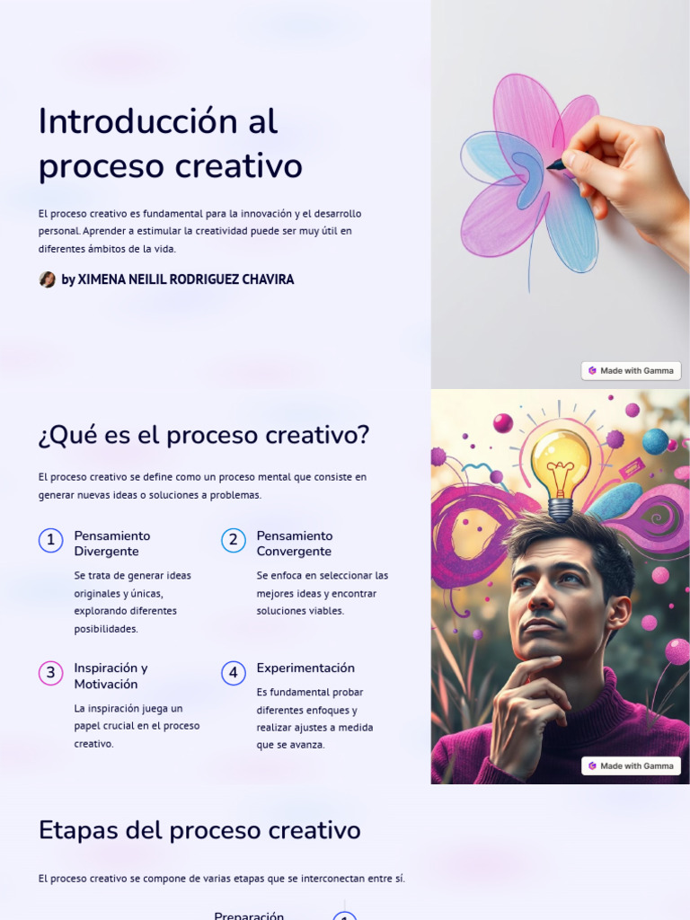 Introduccion Al Proceso Creativo | PDF | Creatividad | Pensamiento