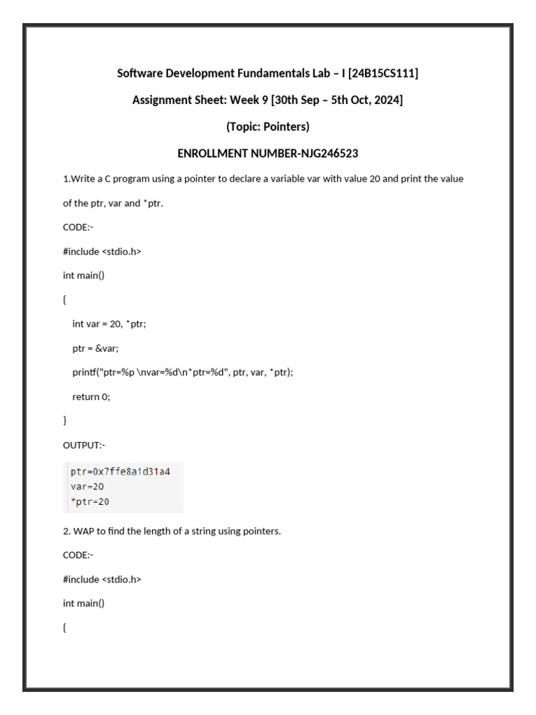 Pointers Pdf Pointer Computer Programming Integer Computer Science 1320