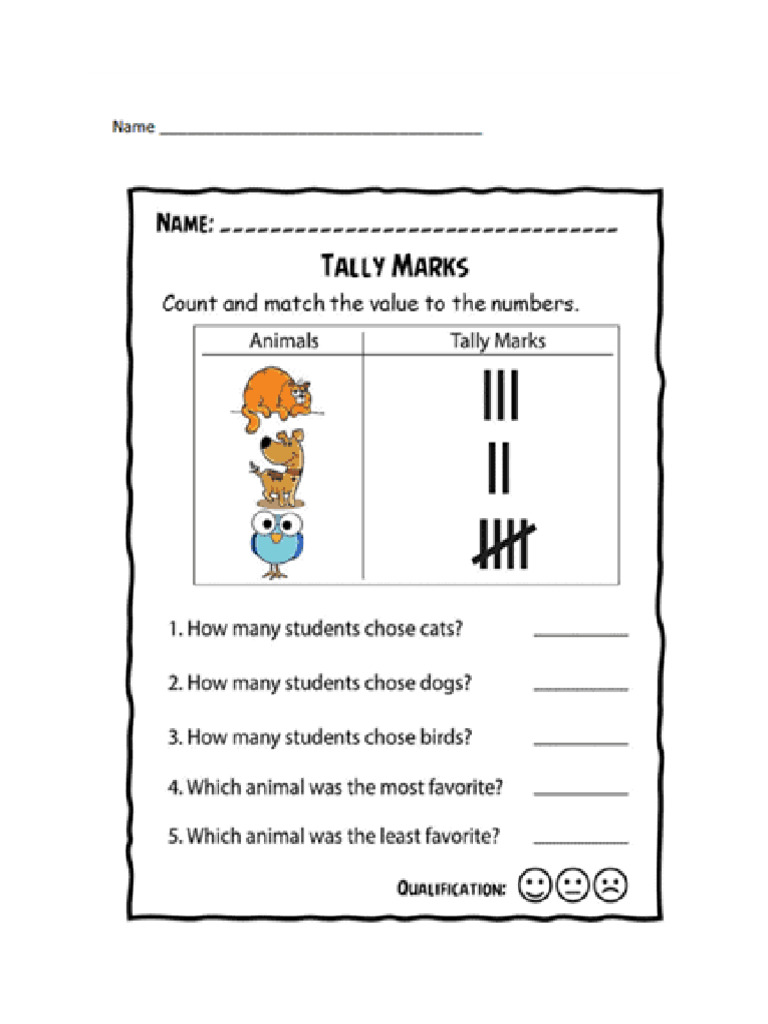 W10 - Tally Chart | PDF
