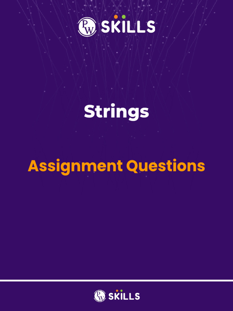 Strings | PDF