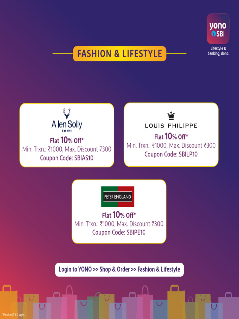 Fashion & Lifestyle: Flat % Off Flat % Off | PDF | Finance & Money ...