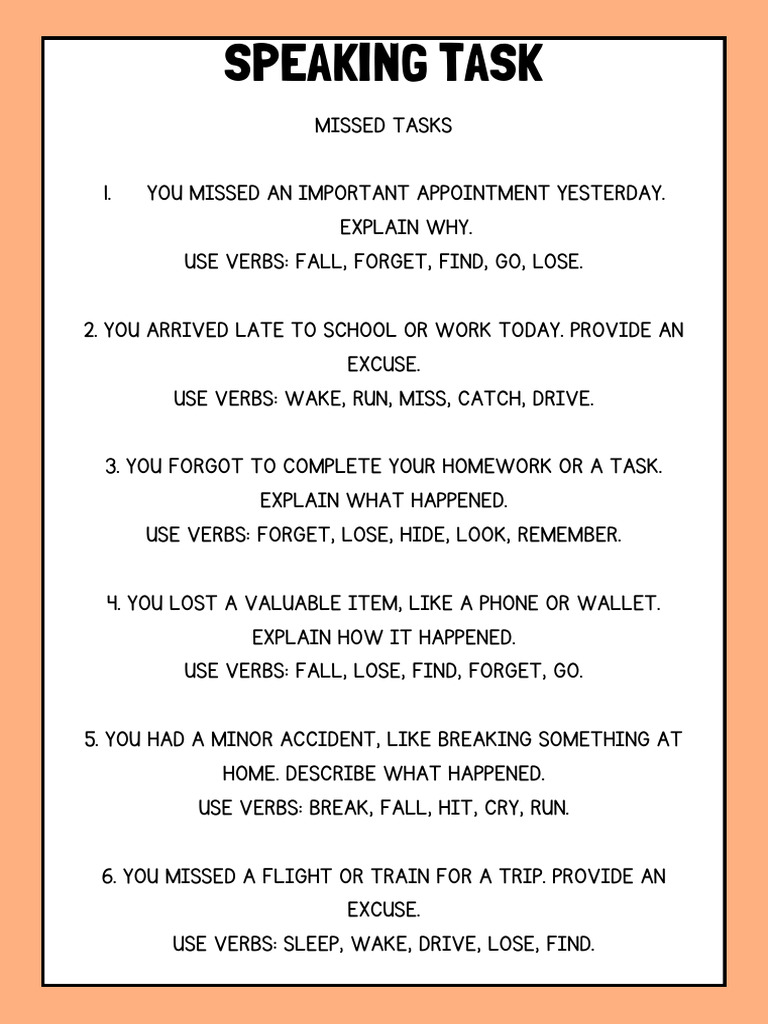 Excuses for Missed Appointments | PDF