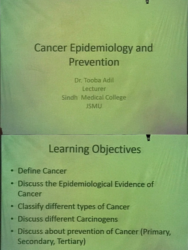 Cancer Epidemiology & Prevention | PDF