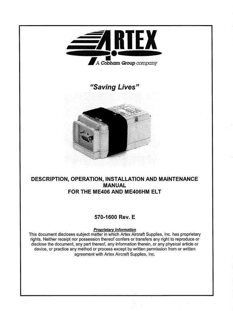570-1600 - Manual ME406 and ME406HM | PDF