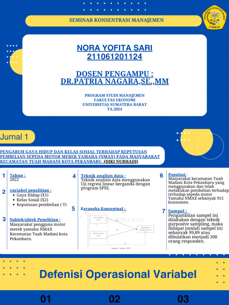 Ok Seminar Kosentrasi Manajemen Nora Yofita Sari 211061201124 | PDF