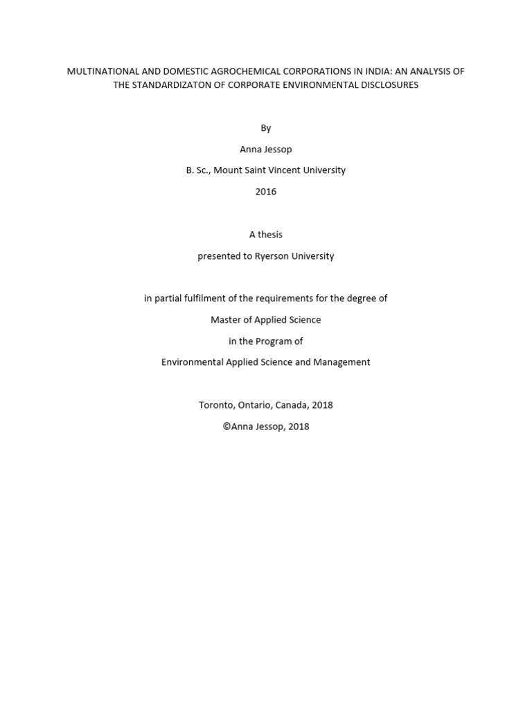 Jessop Anna | PDF | Thesis | Data