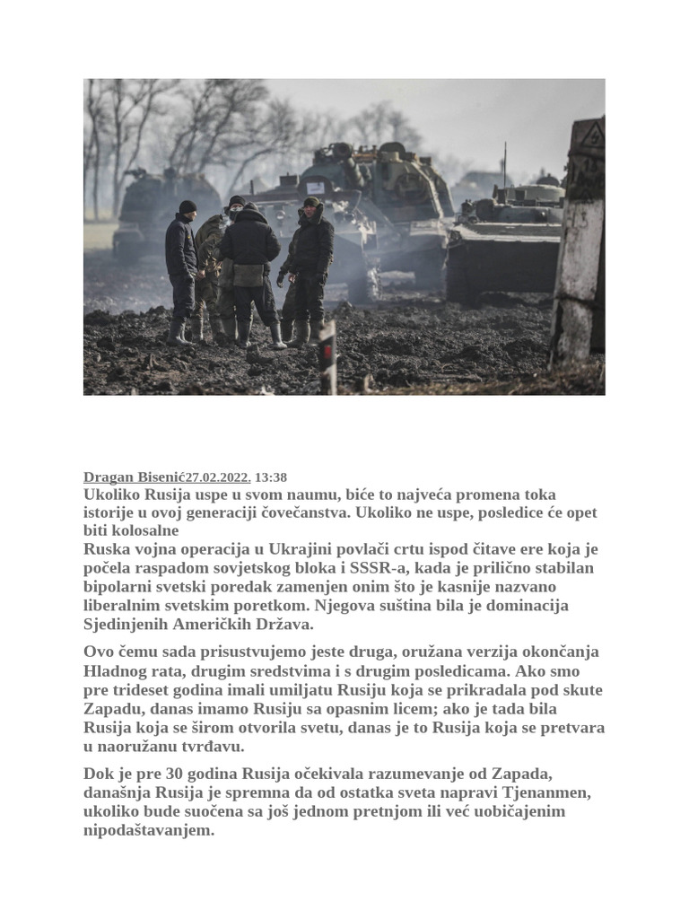 Opasno Lice Rusije | PDF