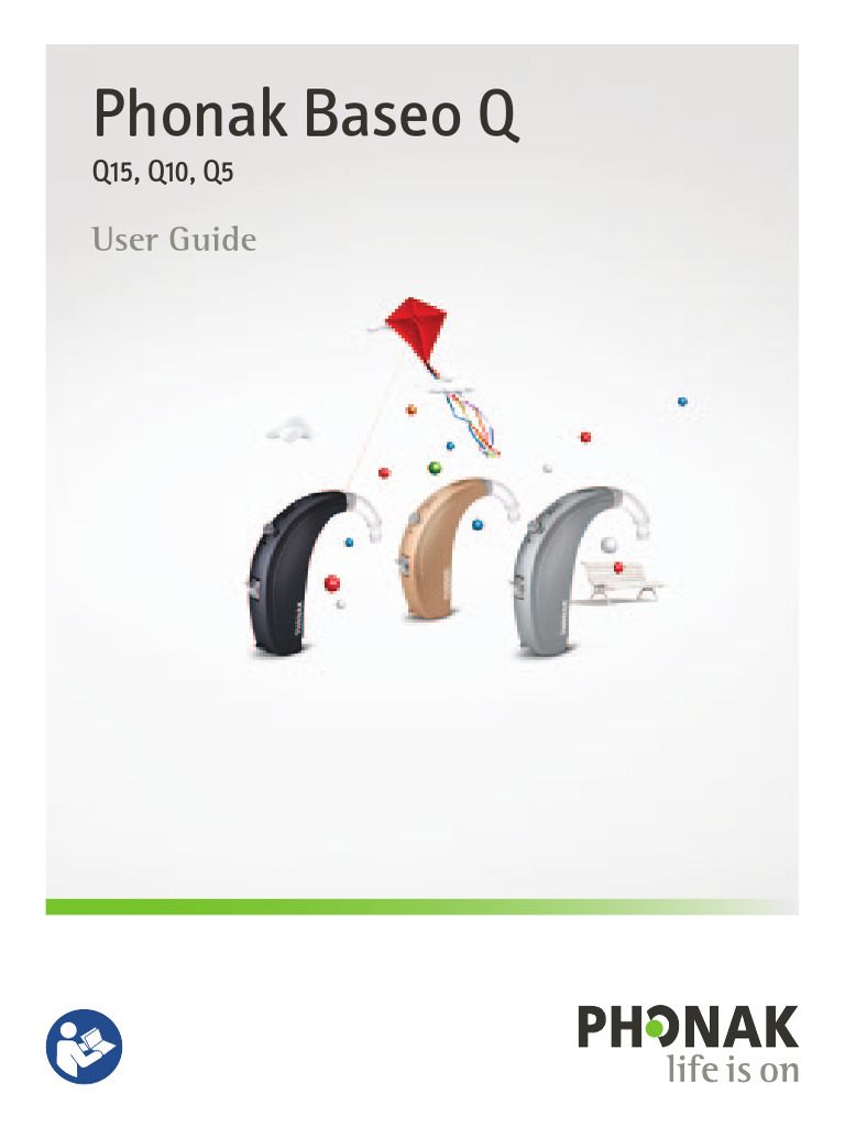User Guide Baseo Q15 Q10 Q5 92x125 GB V2.00 029-0298-02 | PDF | Hearing Aid | Hearing