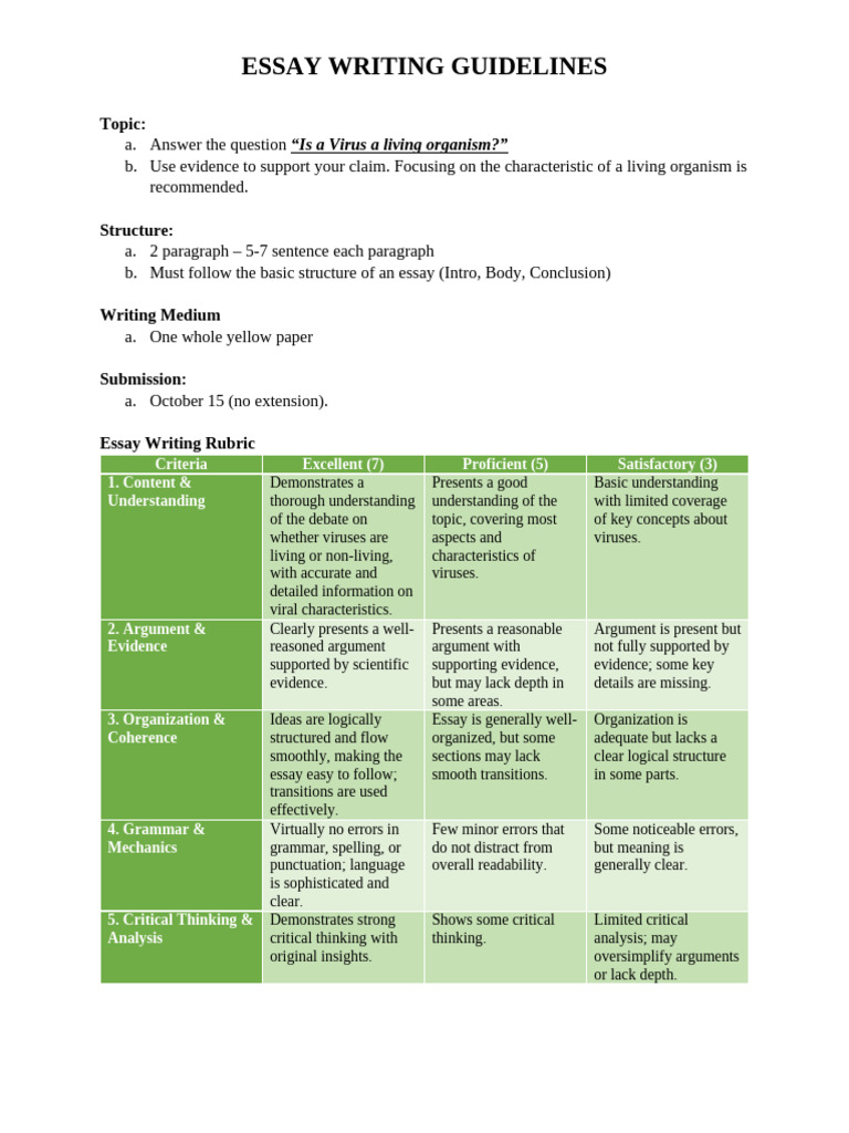 Act 1 Guidelines Eals | PDF | Argument | Critical Thinking