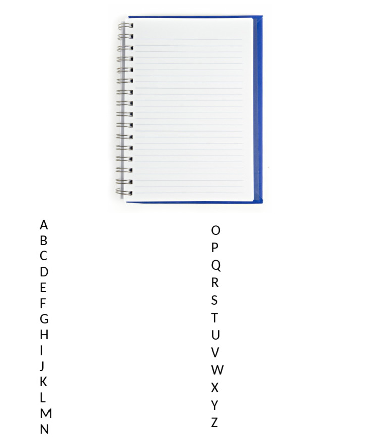 A To Z in Notebook | PDF