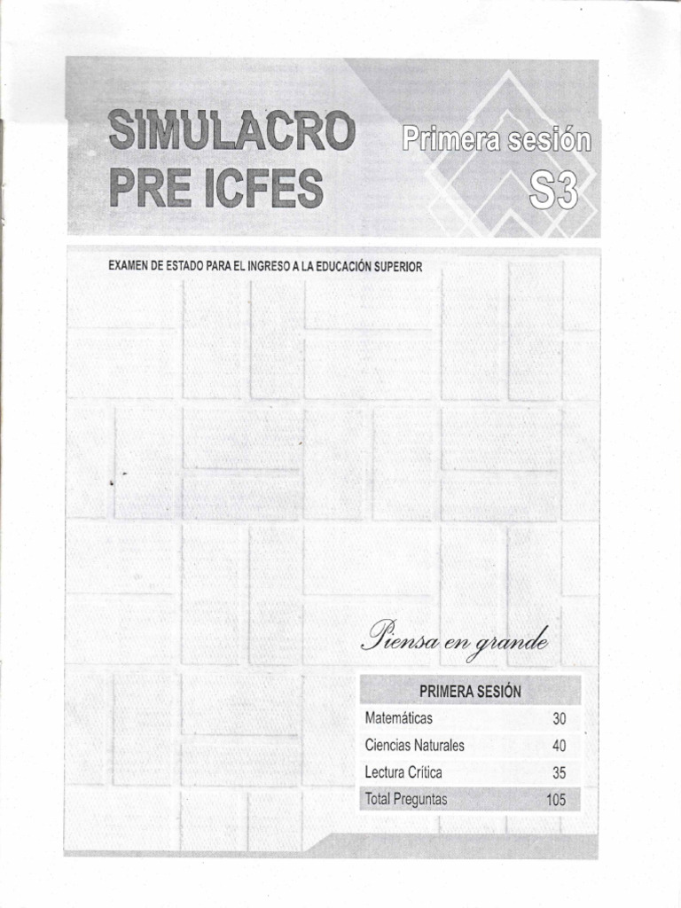 2do Simulacro Primera Sesion | PDF