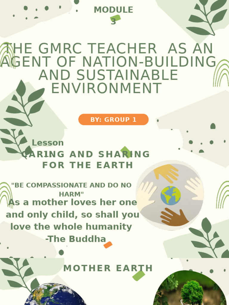 GMRC: Compassionate Earth Care | PDF