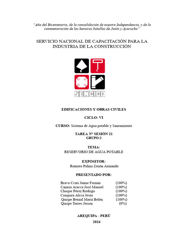 SESION 21-1 (1) | PDF | Agua | Reservorio