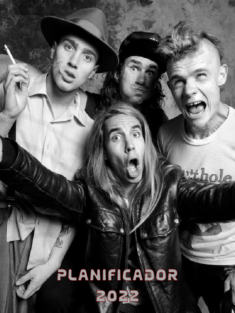 planificador red hot chilli peppers | PDF