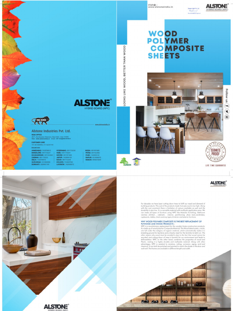 DH RESPONSE - 05.G6 - P1 - TDS - Alstone - WPC | PDF | Polyvinyl ...