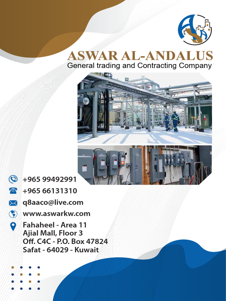 Aswar Al Andalus Profile 2024 | PDF | Trench | Engineering