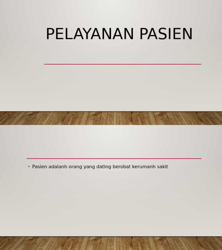 Pelayanan Pasien | PDF