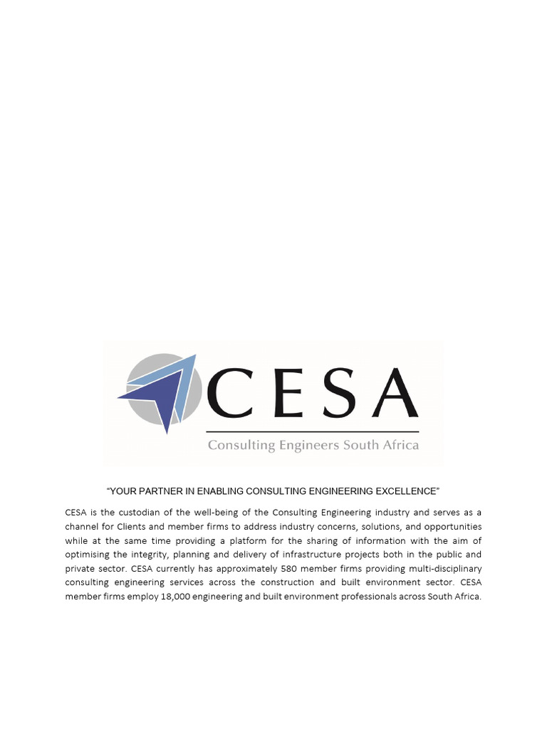 CESA PCES Procurement Guideline For Engineering Services Part 2 ...