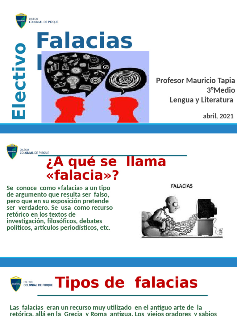 Las Falacias 1 | PDF | Falacia