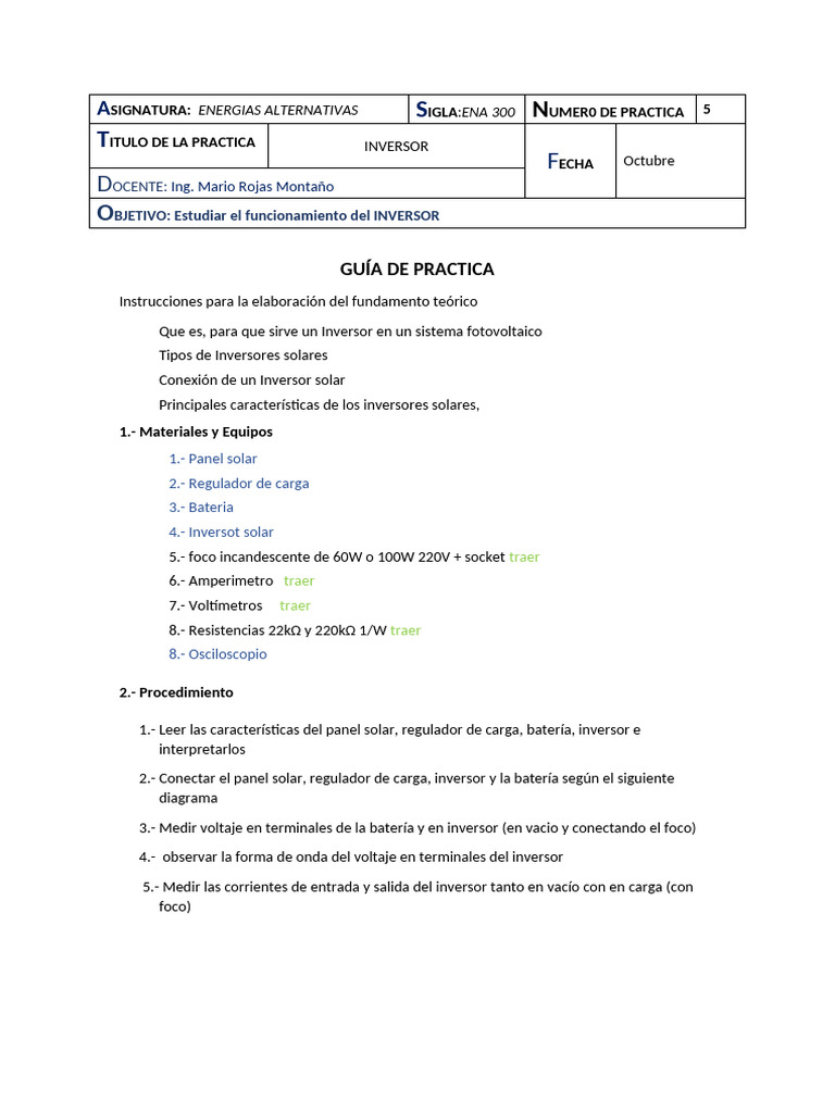 Guia de laboratorio N 5 | PDF