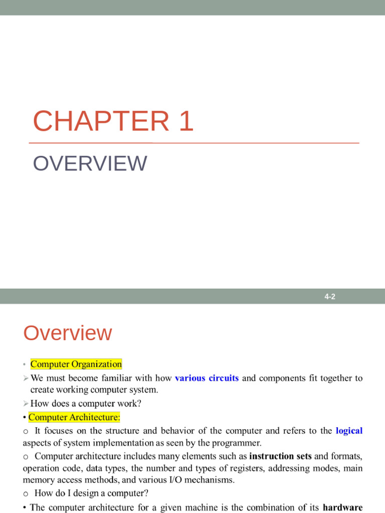 Overview | PDF | Random Access Memory | Computer Hardware