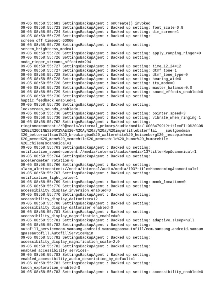 Settings Provider | PDF | Java (Programming Language) | Operating System Technology