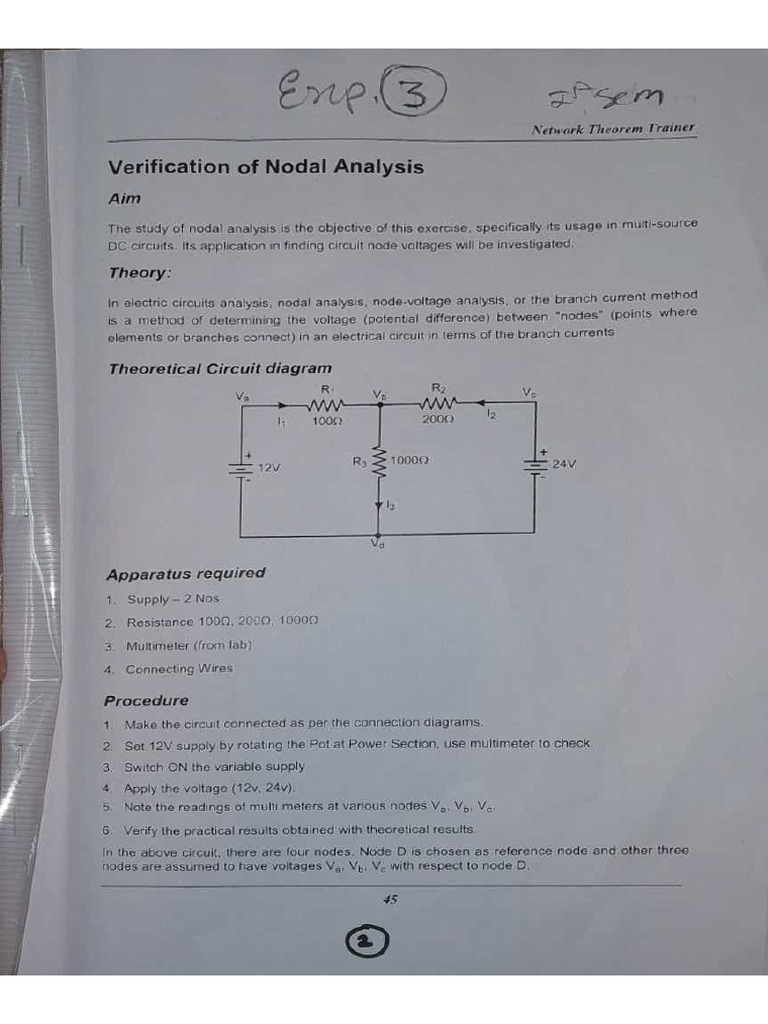Nodal Analysis | PDF