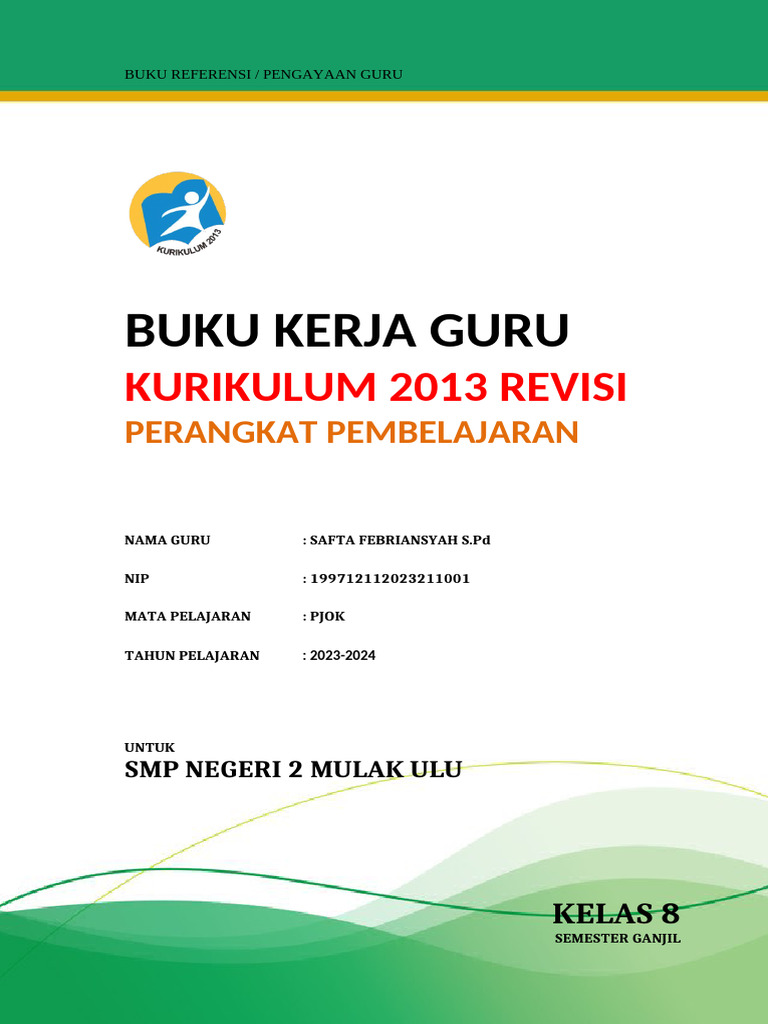 Cover PJOK | PDF | Sains & Matematika