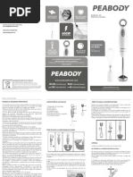 Manual de La Licuadora | PDF | Salud y bienestar