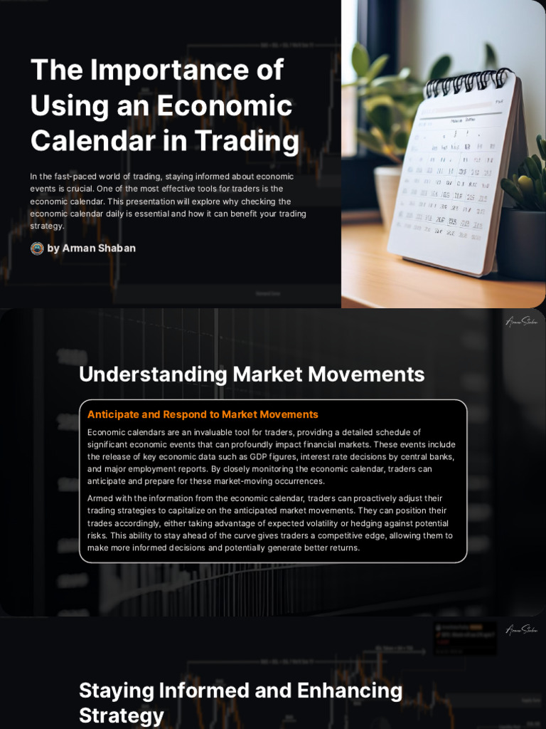Economic Calendar: A Trader's Essential Tool | PDF | Risk | Investing
