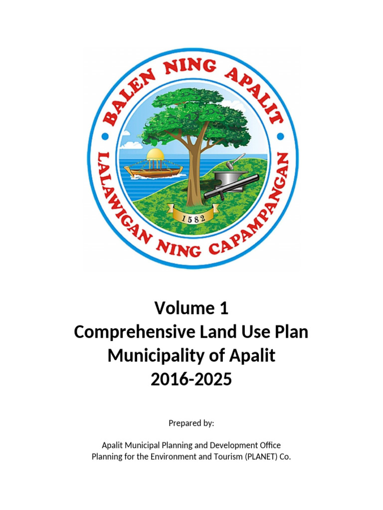 Volume 1 Comprehensive Land Use Plan Front Page | PDF