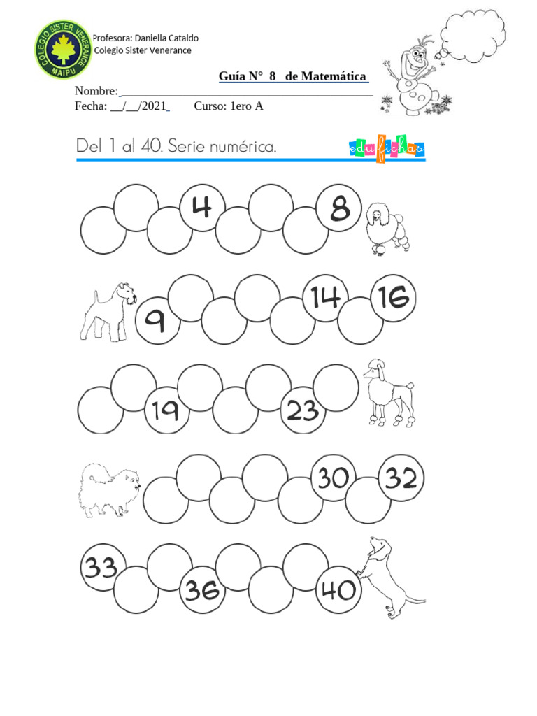8 - Guia de Numeros 40 | PDF