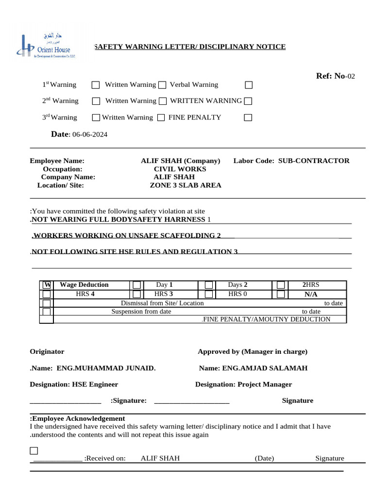 Warning Letter | PDF