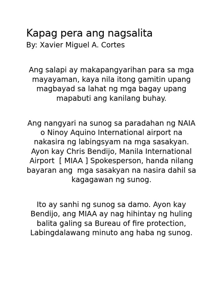 Kapangyarihan NG Salapi | PDF