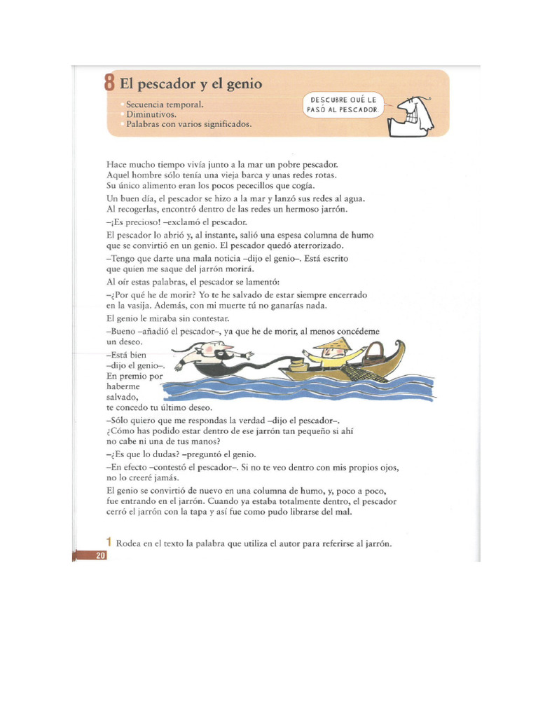Pescador y Genio Lectura C. | PDF