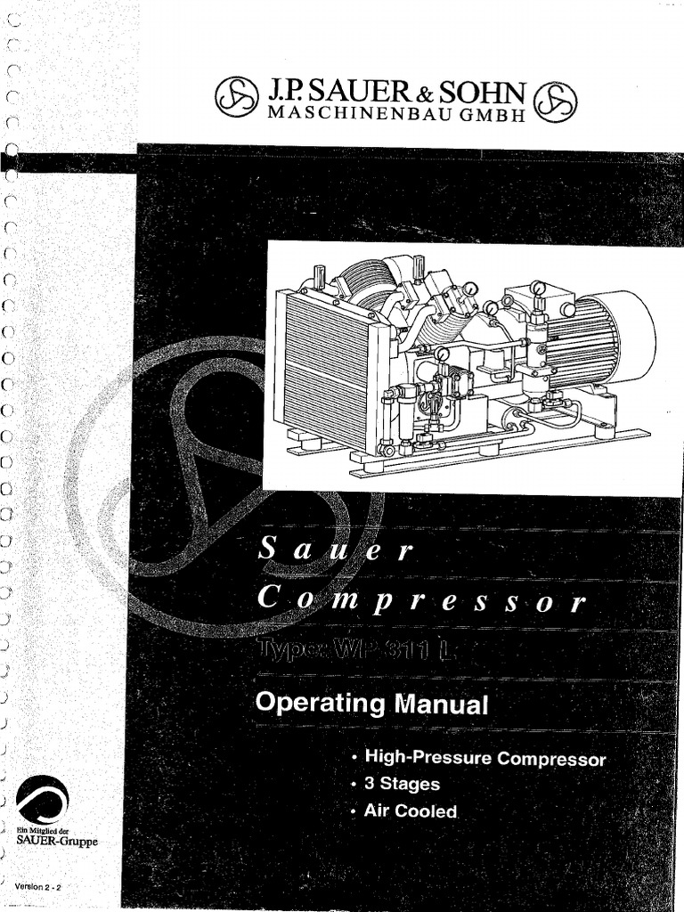 14-5 Sauer Compressor WP311L - Operating Manual | PDF