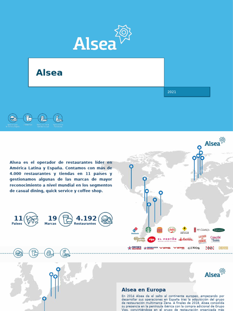 Quienes Somos 2021 - Alsea | PDF | Negocios | Finanzas y dinero
