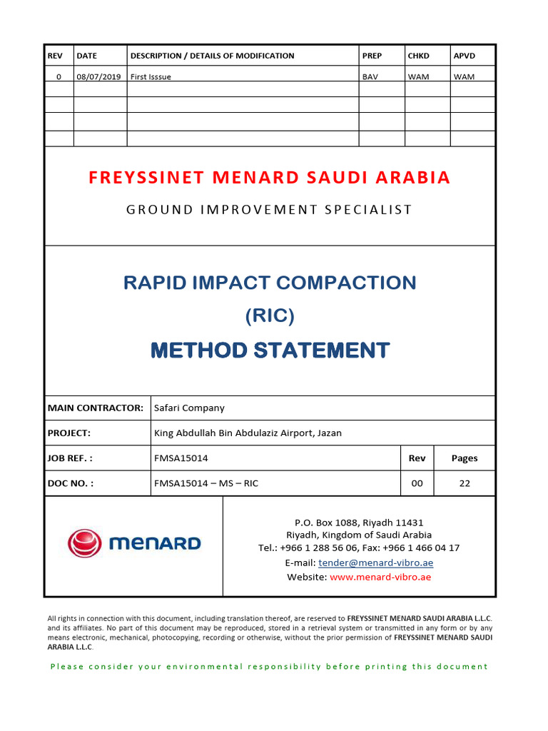 FMSA15014-MS-RIC Rev.00 | PDF | Risk | Personal Protective Equipment