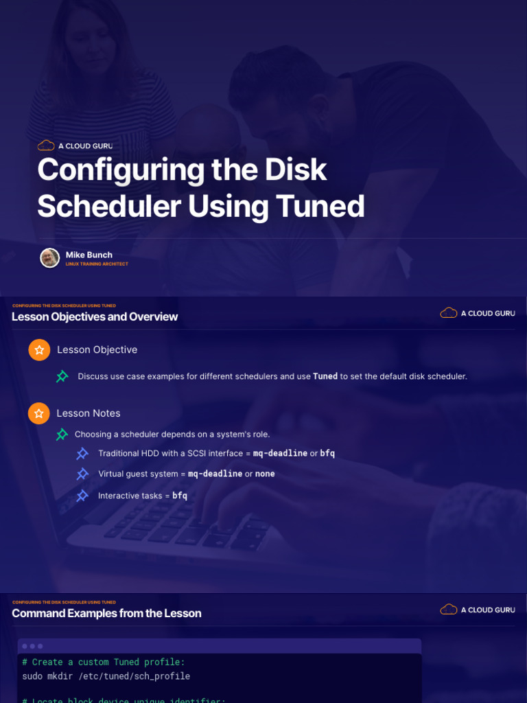 002 Configuring the Disk Scheduler Using Tuned Study Guide | PDF