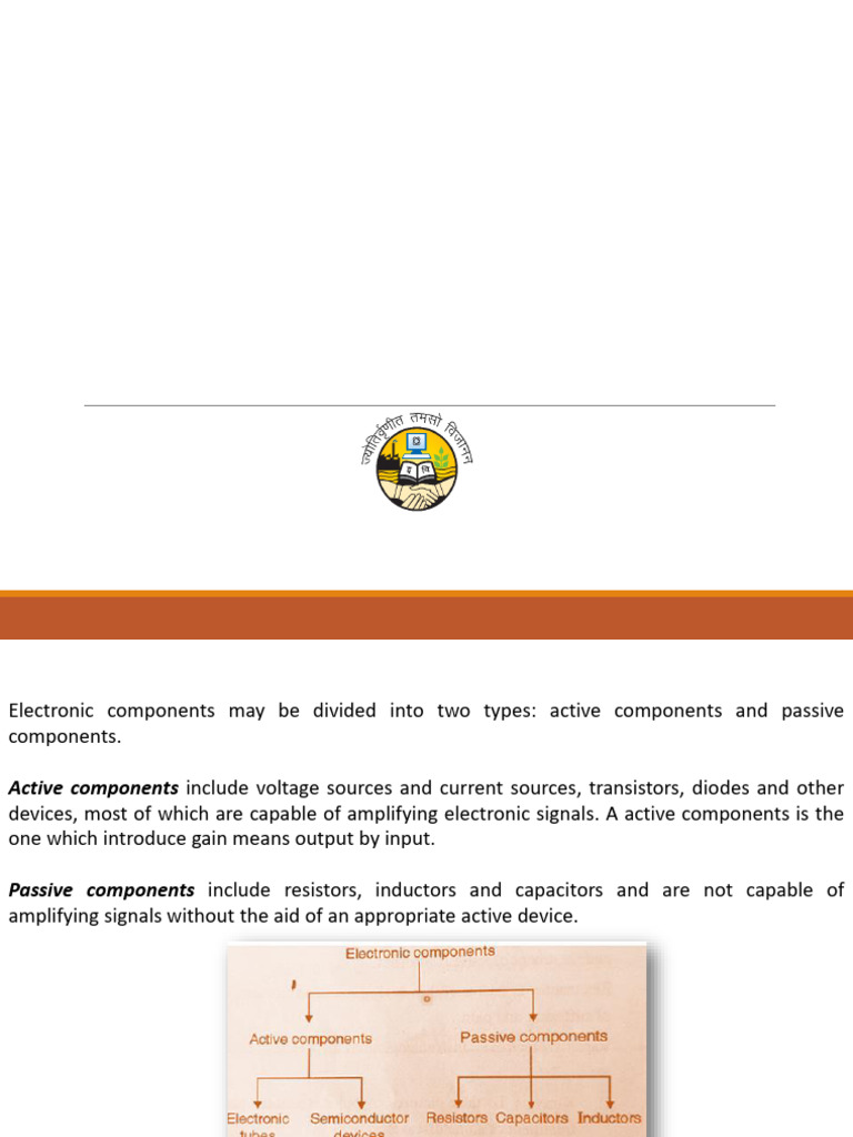 Electrical Science Unit 1 | PDF | Passivity (Engineering) | Electric Current