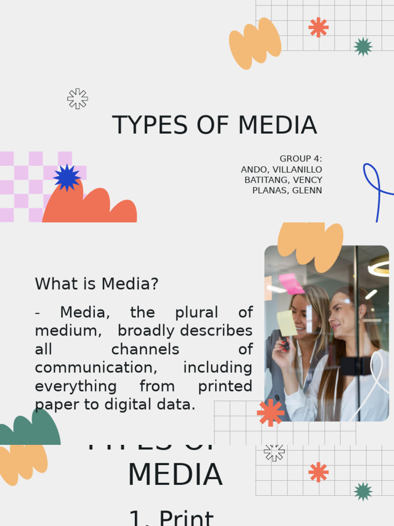 Group 4. Types of Media. MIL | PDF | Mass Media | Technological Convergence